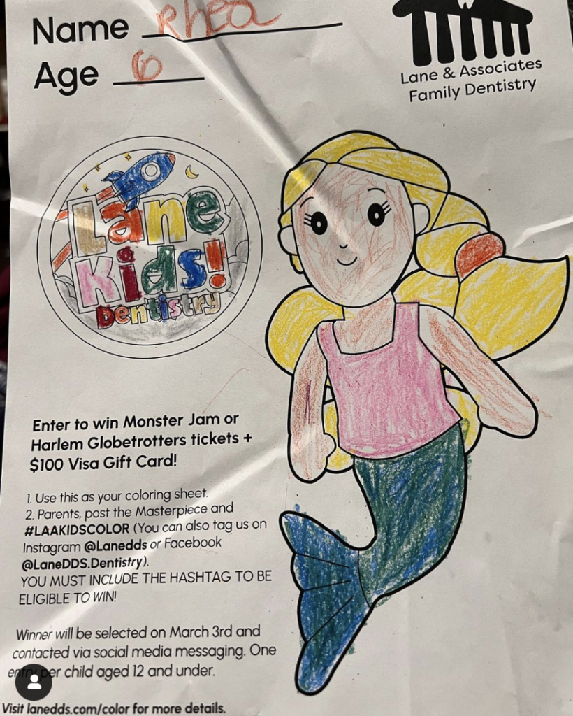 Coloring Contest Winners Announced - Lane & Associates