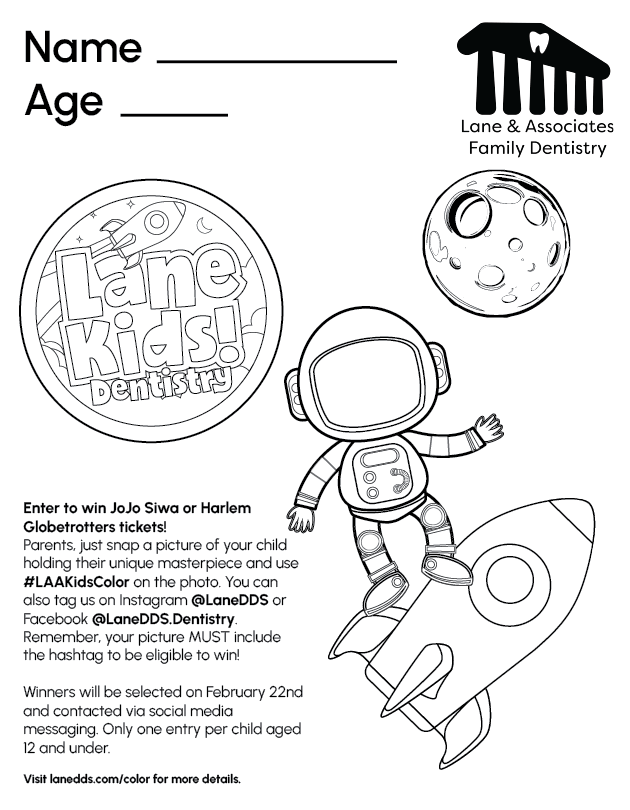 Lane Kids Coloring Contest | Win Tix to JoJo Siwa or Harlem Globetrotters!