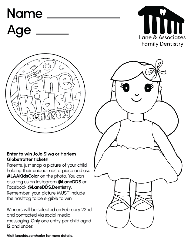 Lane Kids Coloring Contest | Win Tix to JoJo Siwa or Harlem Globetrotters!