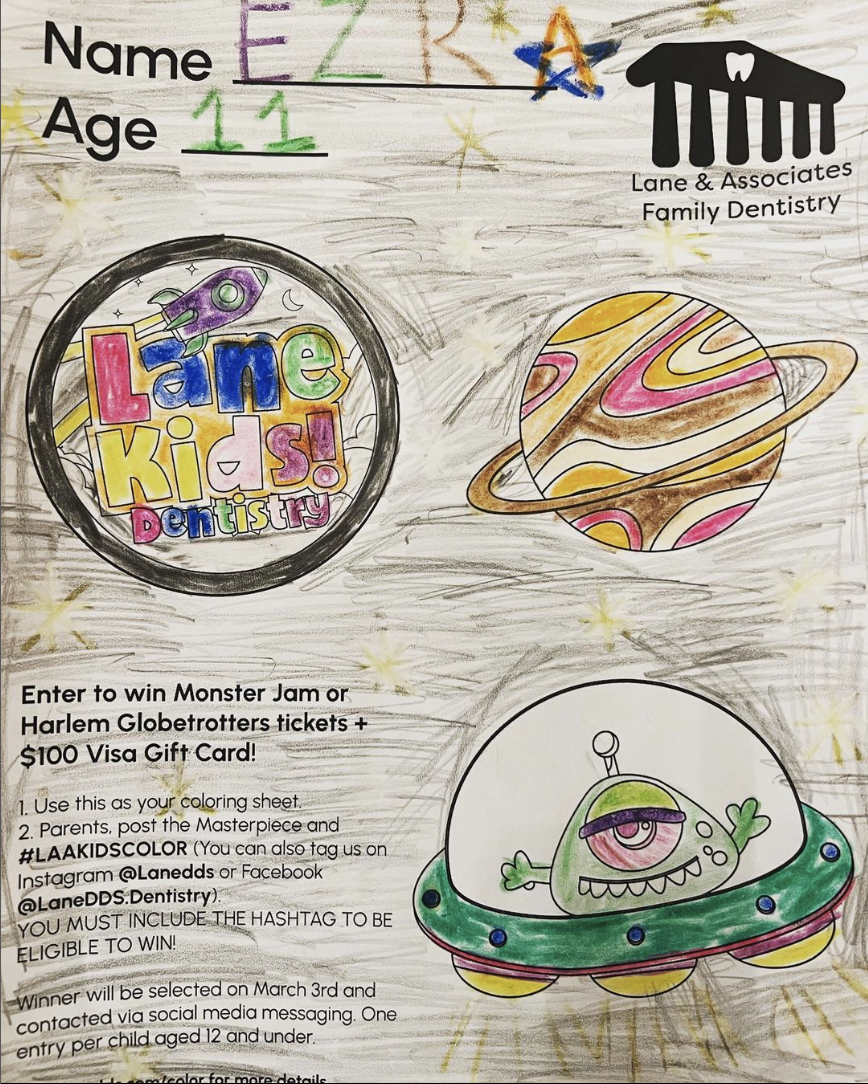 Coloring Contest Winners Announced - Lane & Associates